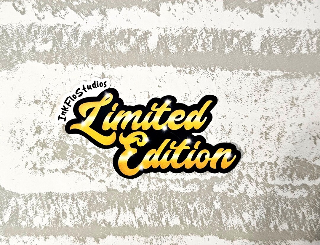 Limited Edition Sticker, One of a Kind Sticker, Rare Sticker - Etsy