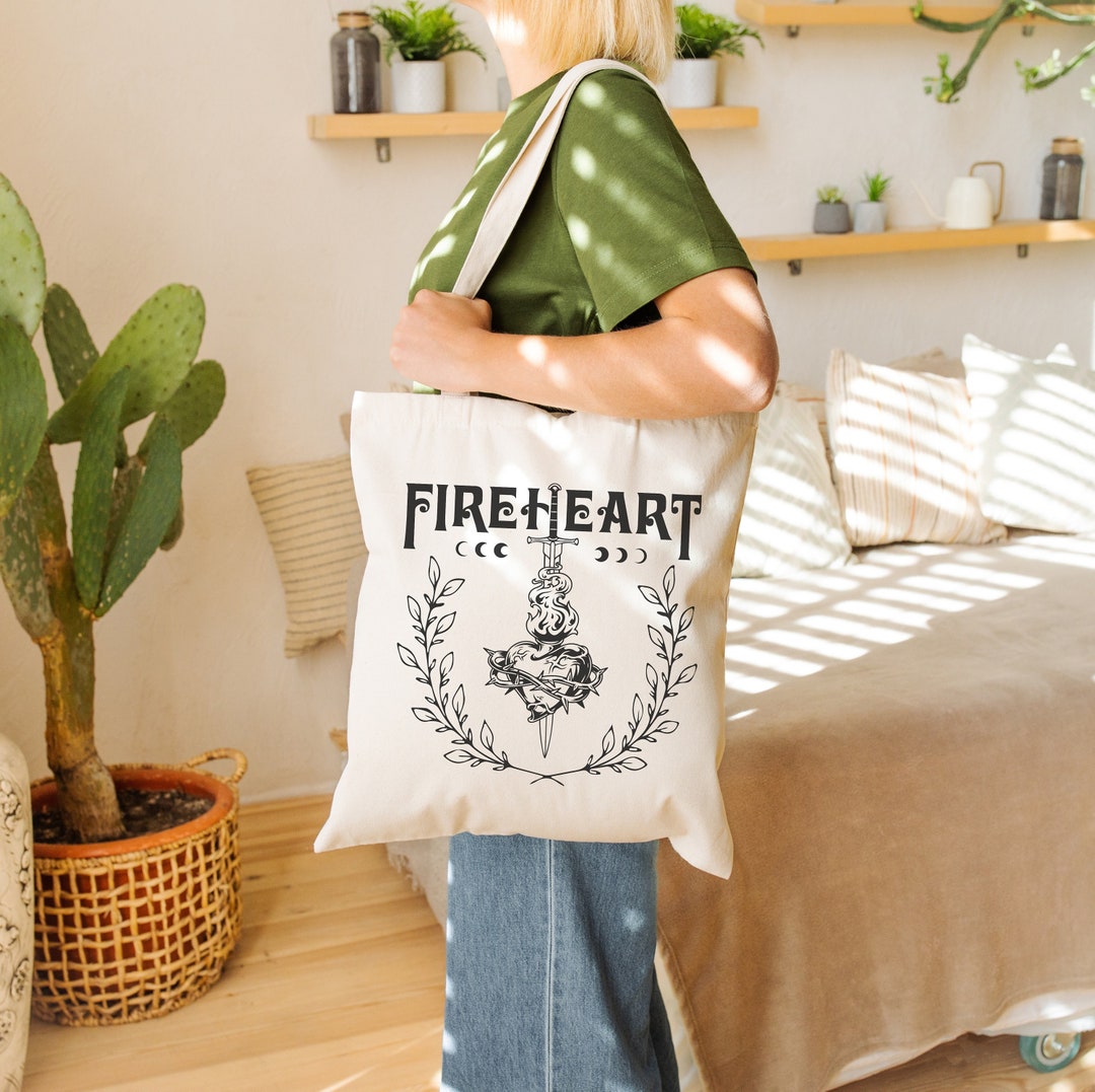 Fireheart Tote Bag, Fireheart Terrasen Sweatshirt, Throne of Glass, TOG ...