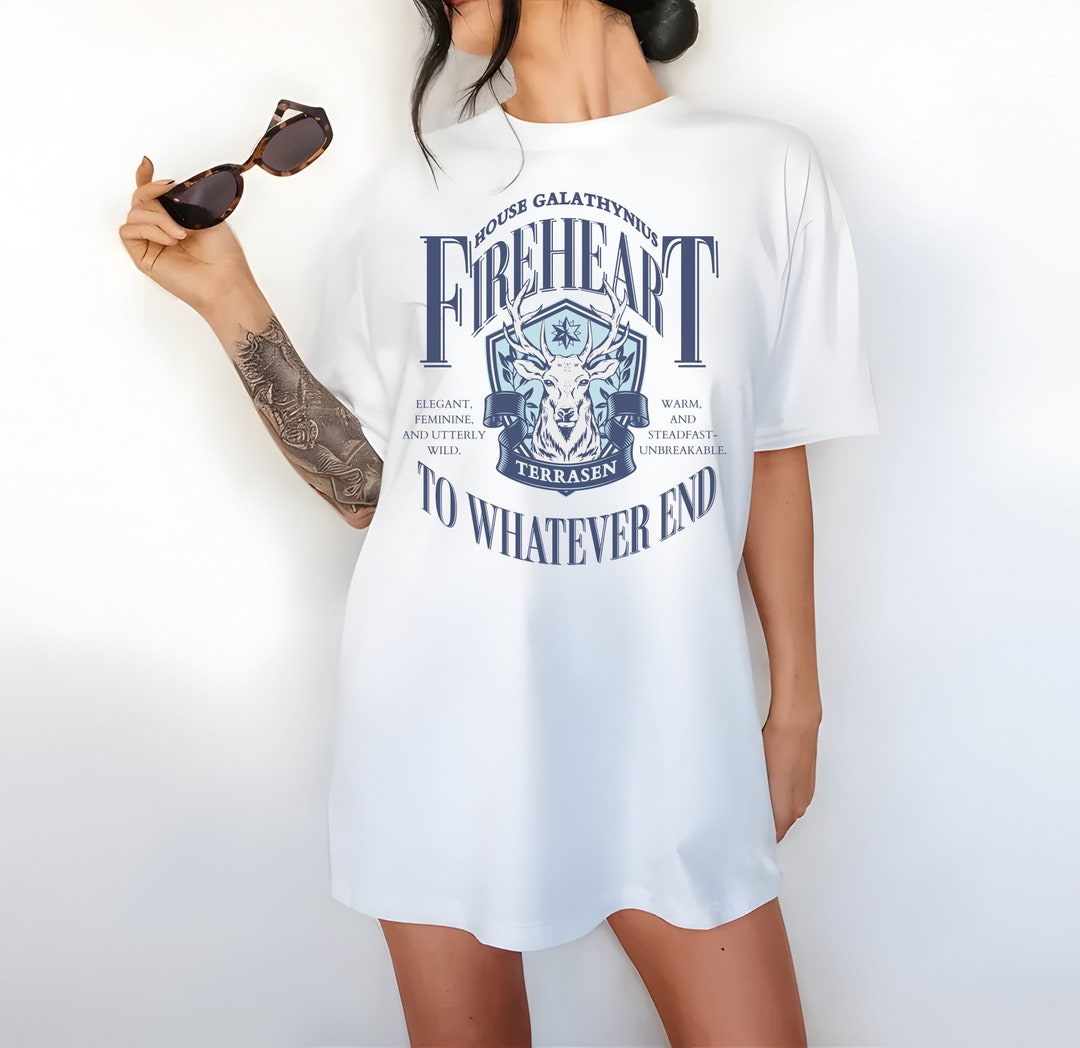 Fireheart T-shirt, Throne of Glass Shirt, Throne of Glass Merch, Throne ...