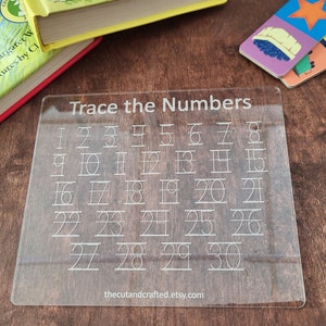 2 Line Name Tracing Board Trace Boards Acrylic Tracing Board Letter ...