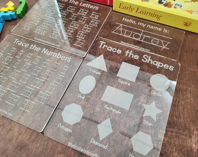 1 Line Name Tracing Board | Trace Boards | Acrylic Tracing Board ...