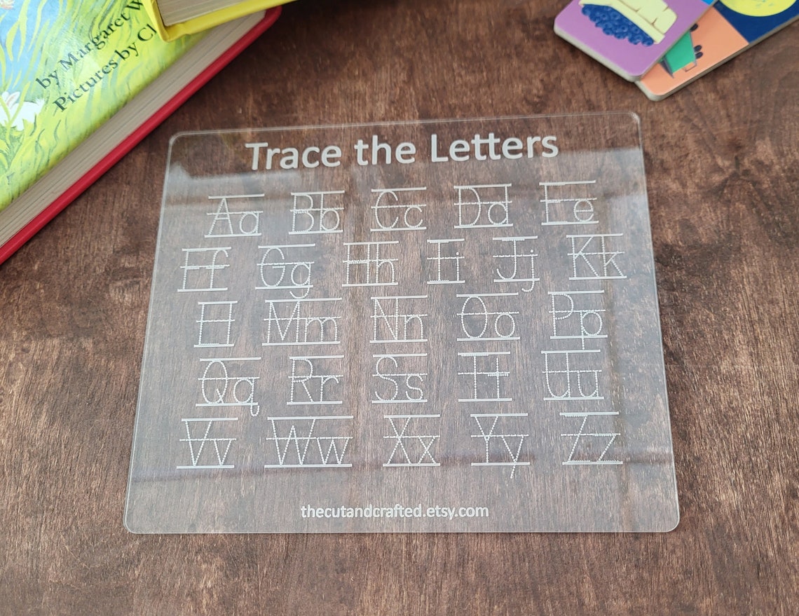 1 Line Name Tracing Board Trace Boards Acrylic Tracing Board Letter ...
