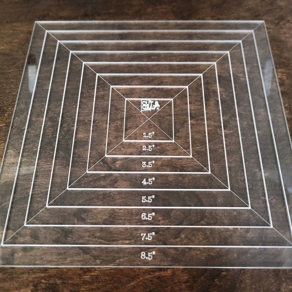 Acrylic Template Squares - Etsy