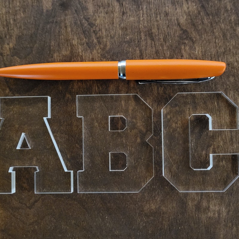 Acrylic Letters - Etsy