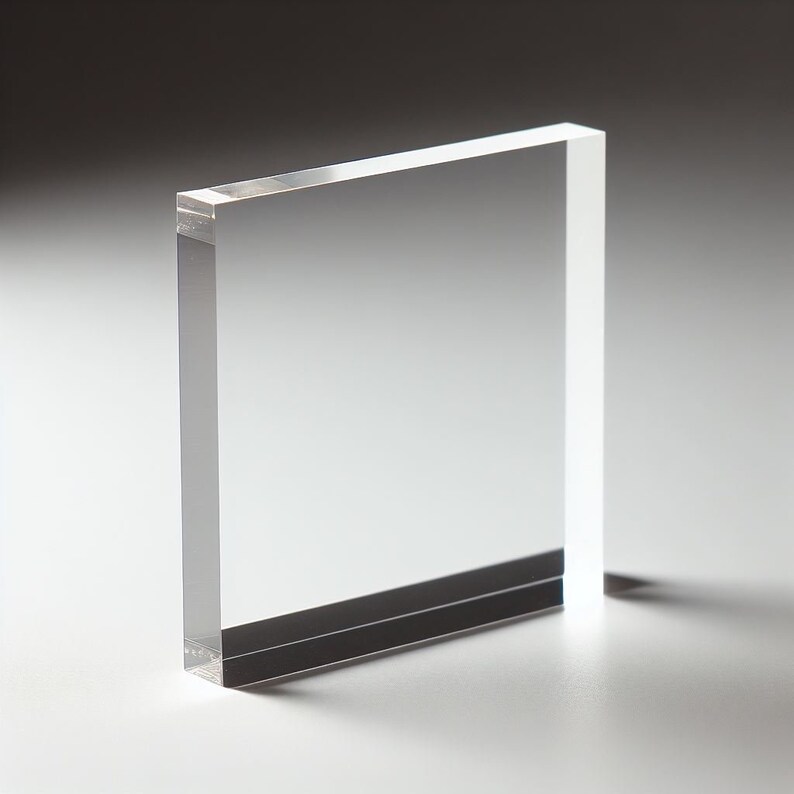 Any Size & Thickness Clear Acrylic SQUARE Shape Shape Blanks DIY ...