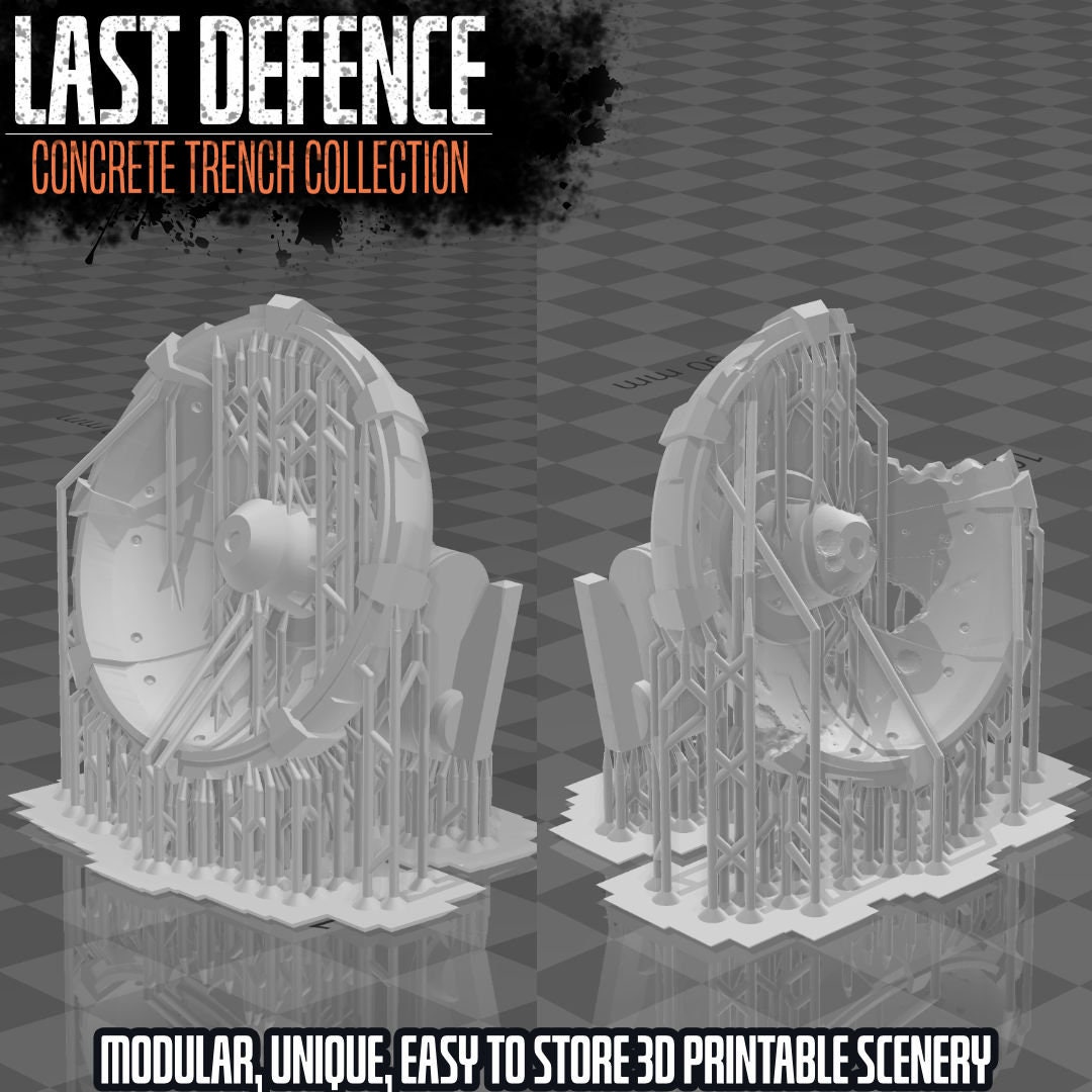 3D Printable Turret With Radar - Etsy