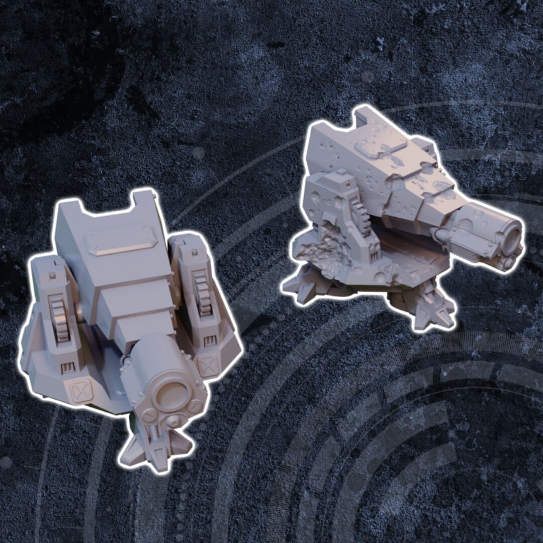 3D Printable Turret With Heavy Laser - Etsy