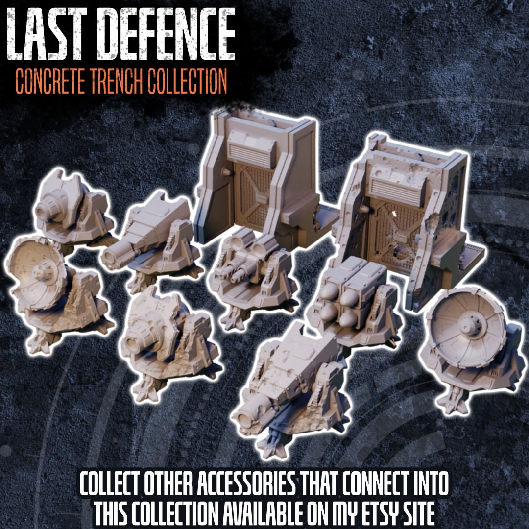 3D Printable Trench Gate and Door - Etsy