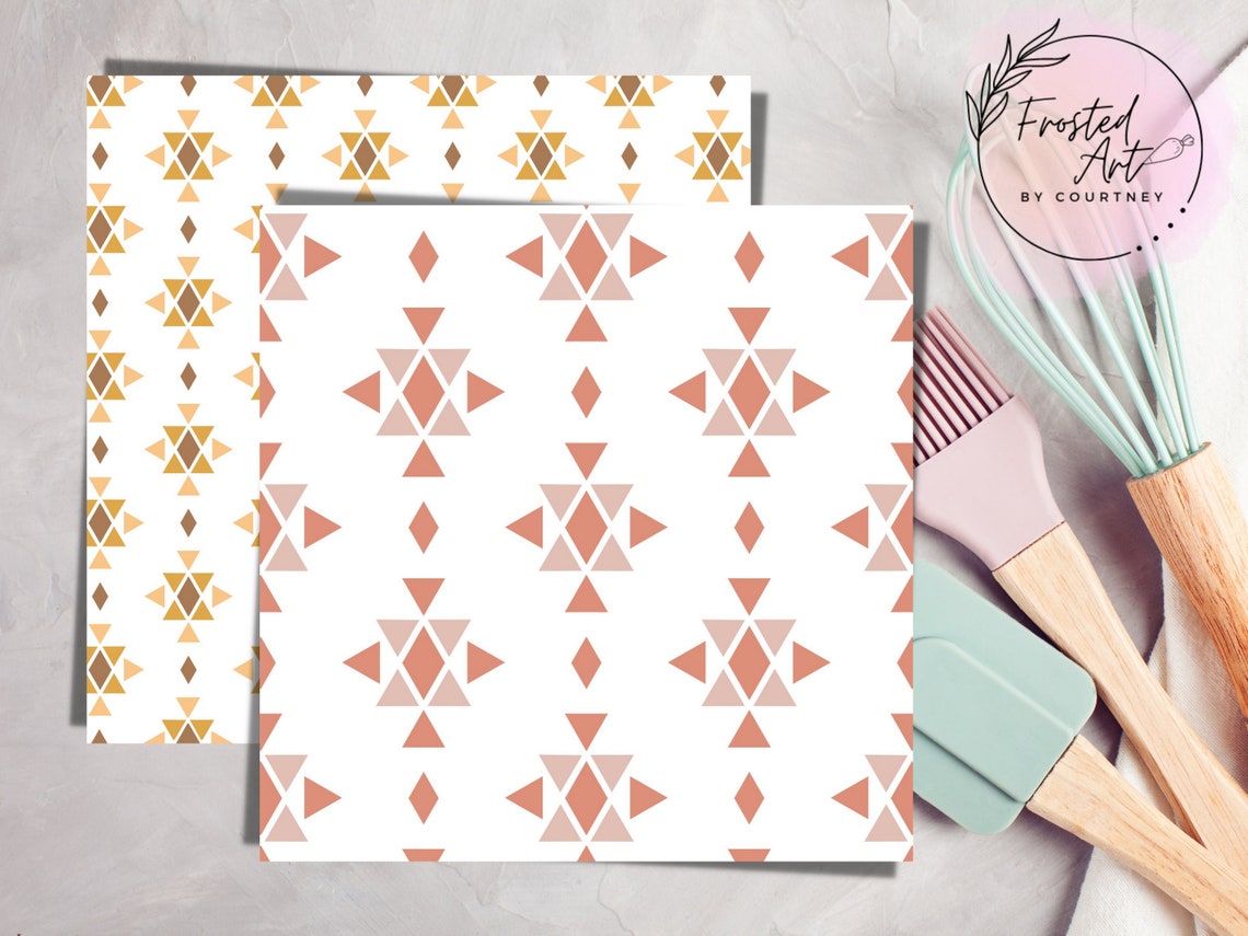 Desert Digital Paper, Cactus, Watercolor Florals, Digital Download, PNG ...