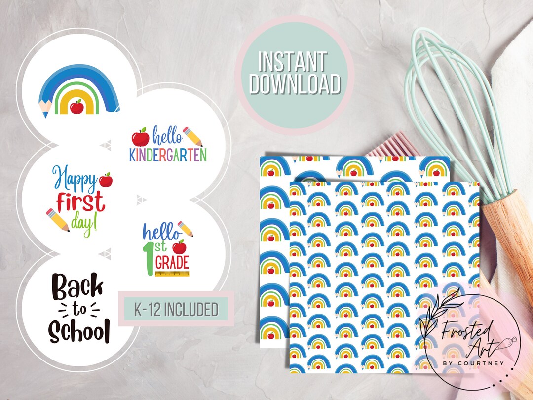Back to School Clipart, Digital Download, PNG JPG, Eddie Printable ...