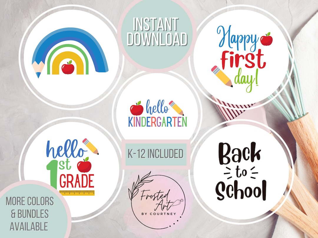 Back to School Clipart, Digital Download, PNG JPG, Eddie Printable ...