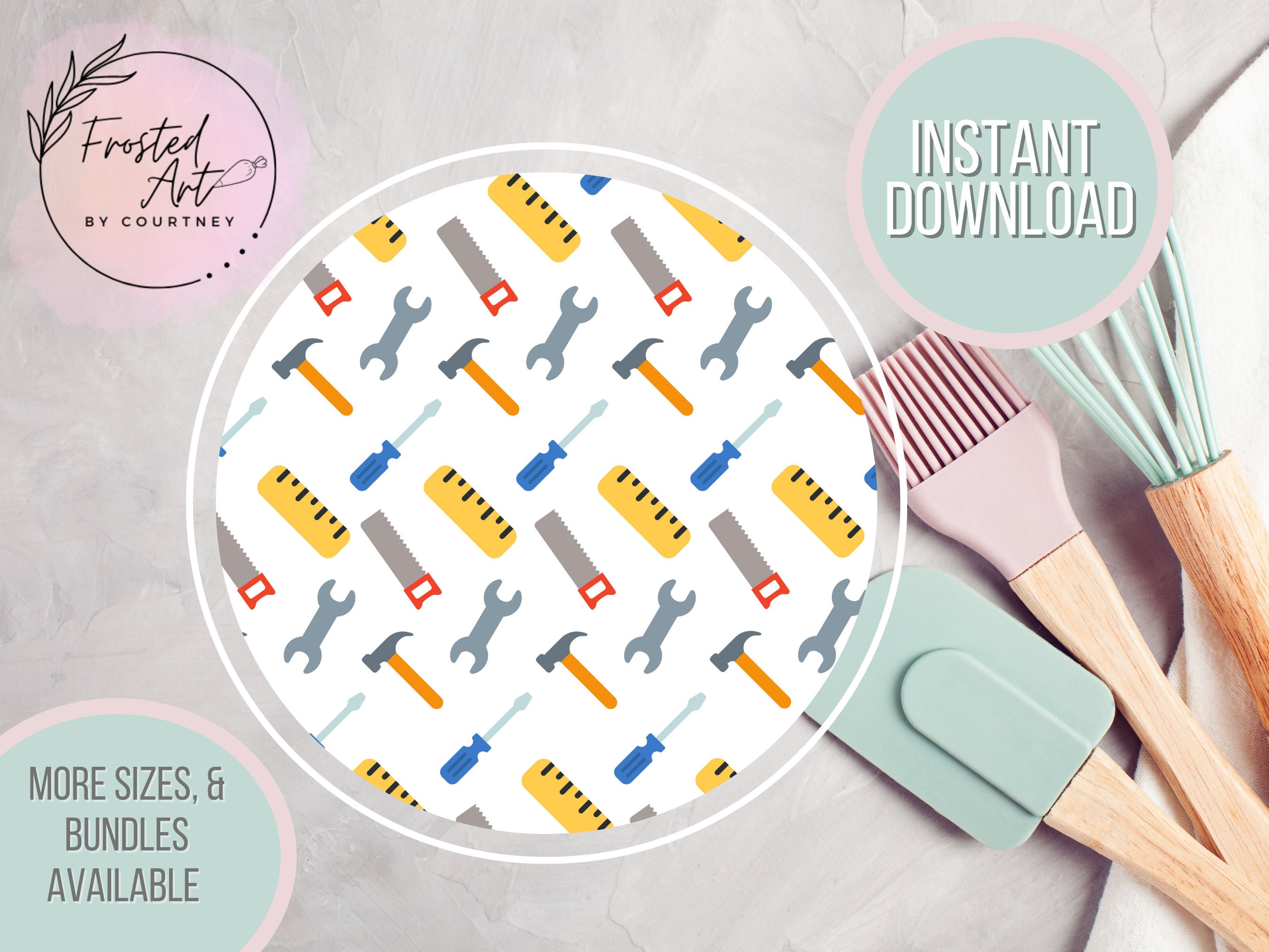 Tool Bundle, Background, Digital Paper, Download, PNG JPG, Eddie ...