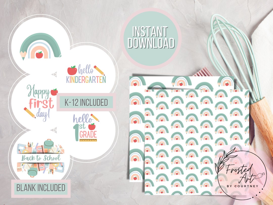 Back to School Clipart, Digital Download, PNG JPG, Eddie Printable ...