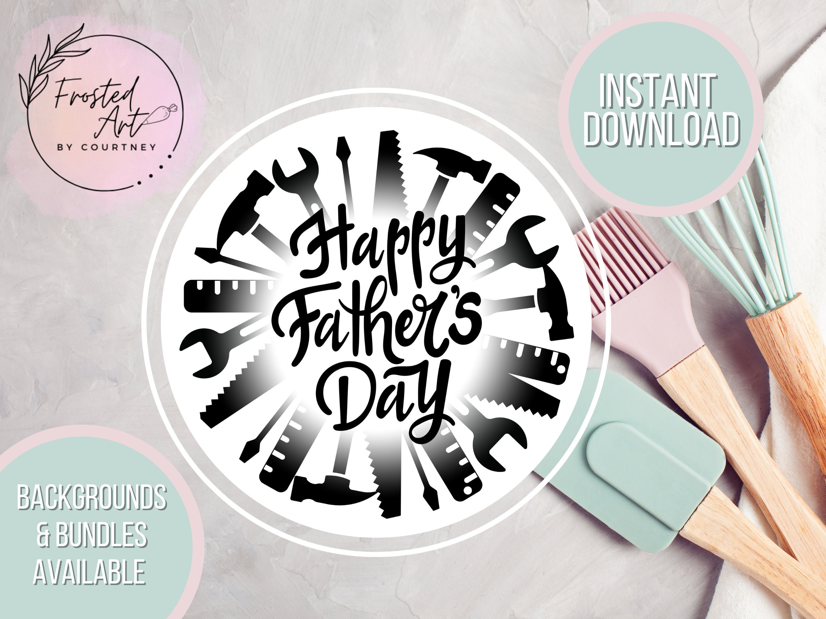 Happy Father's Day Tool Clipart, Digital Download, PNG JPG SVG, Eddie ...