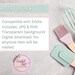 Desert Digital Paper, Cactus, Watercolor Florals, Digital Download, PNG ...