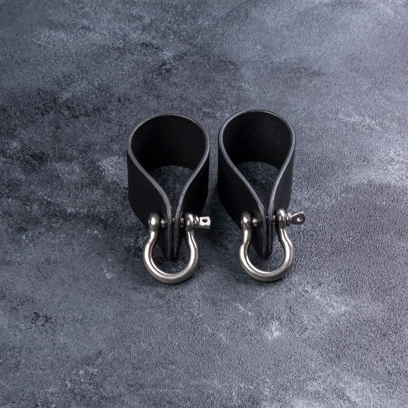 Heavy Duty Leather Shackles Different Color Options for - Etsy