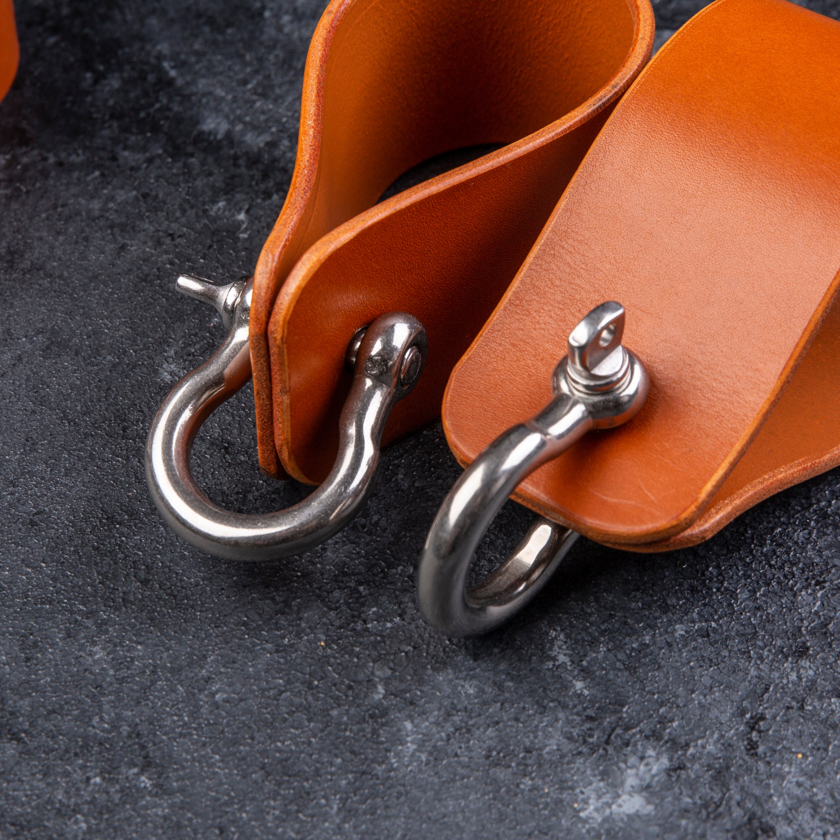 Heavy Duty Leather Shackles, Different Color Options, for Ankle. - Etsy