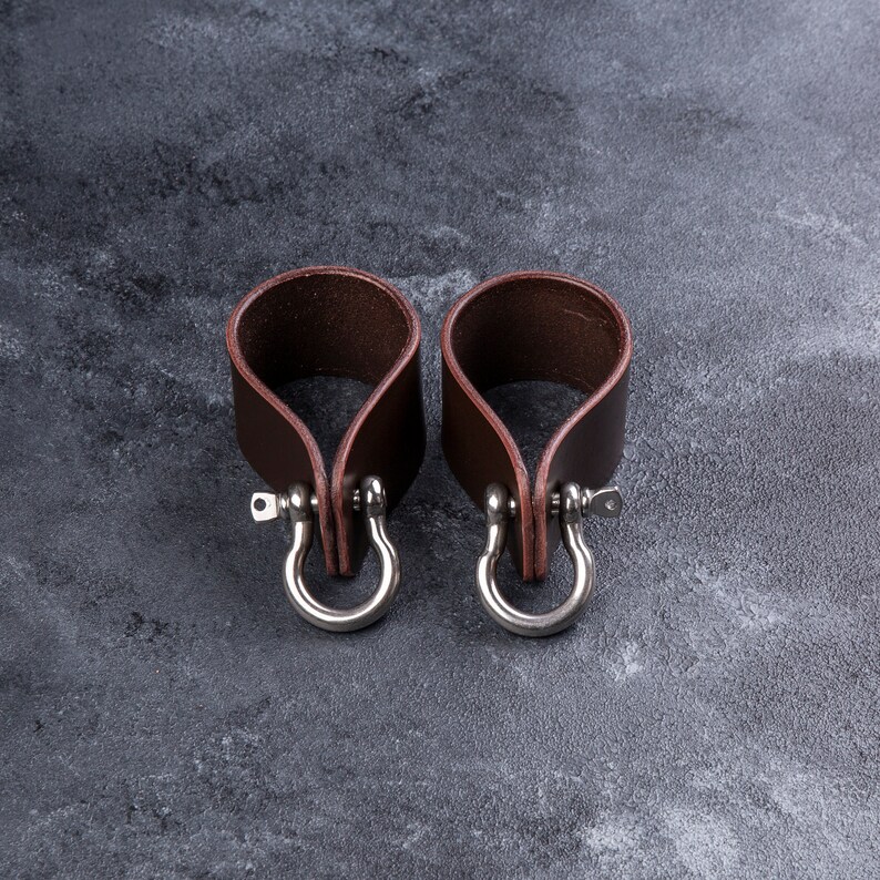 Heavy Duty Leather Shackles, Different Color Options, for Ankle. - Etsy
