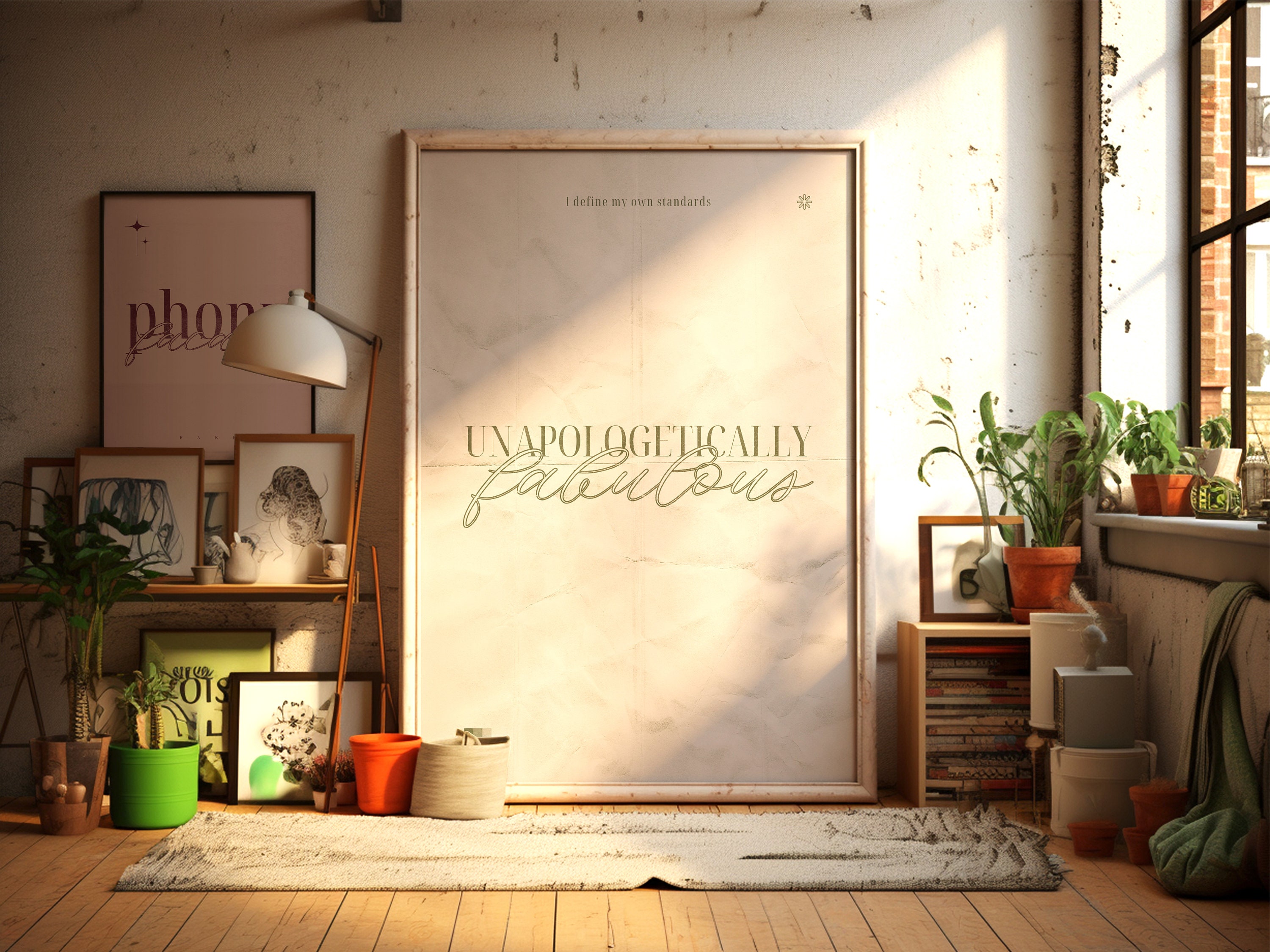 Printable Affirmation Poster: Unapologetically Fabulous / Inspirational ...