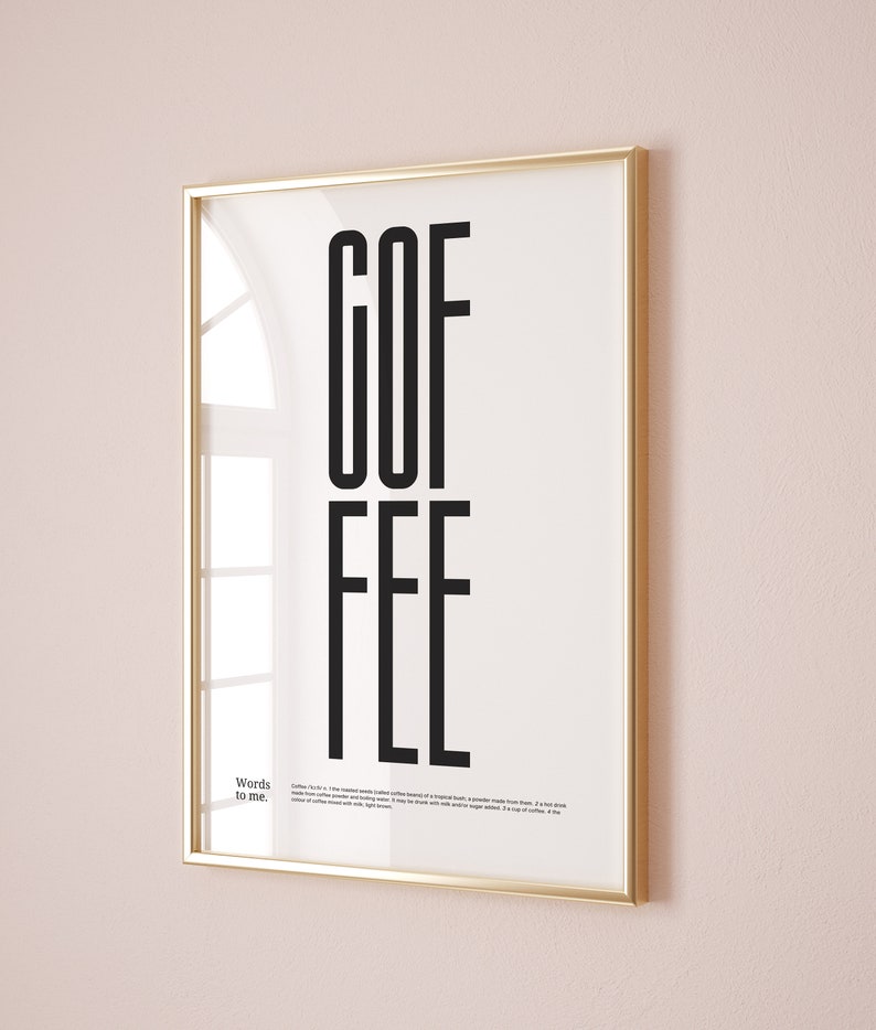 Printable Definition Poster Minimalist Wall Art Motivational - Etsy