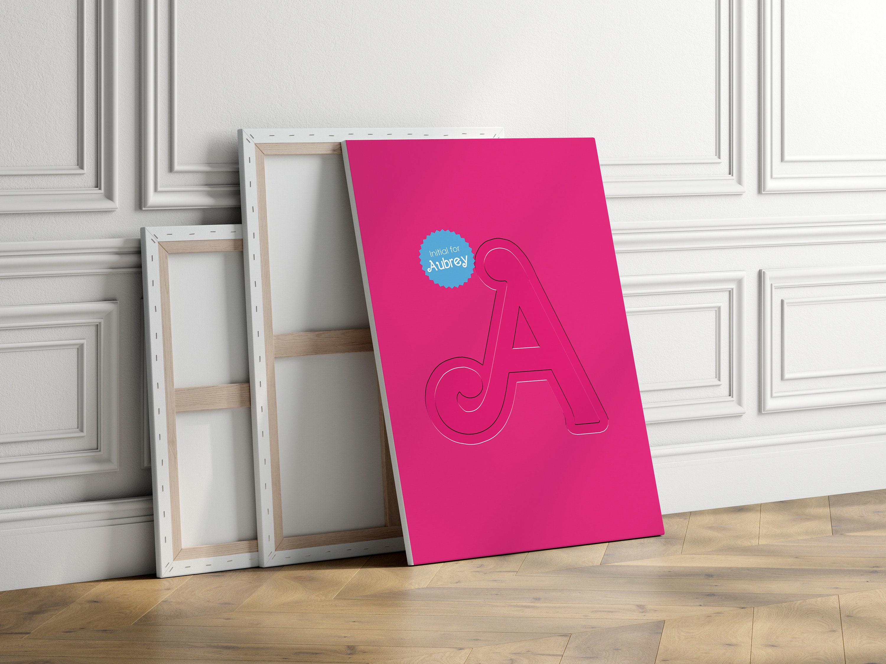 Custom Printable Initial Poster, Personalized Name Printable, Y2K Wall ...