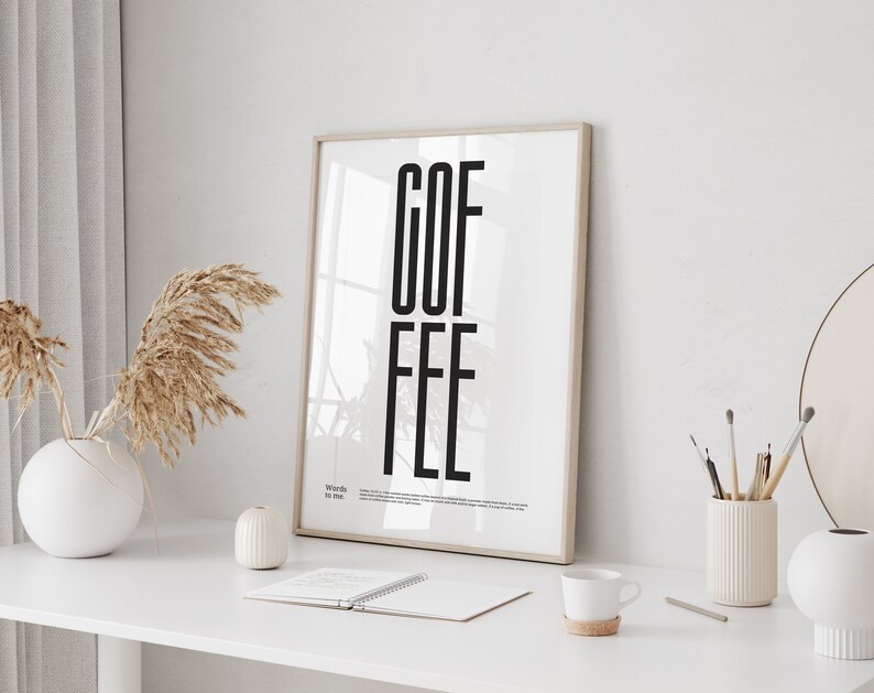 Printable Definition Poster Minimalist Wall Art Motivational - Etsy