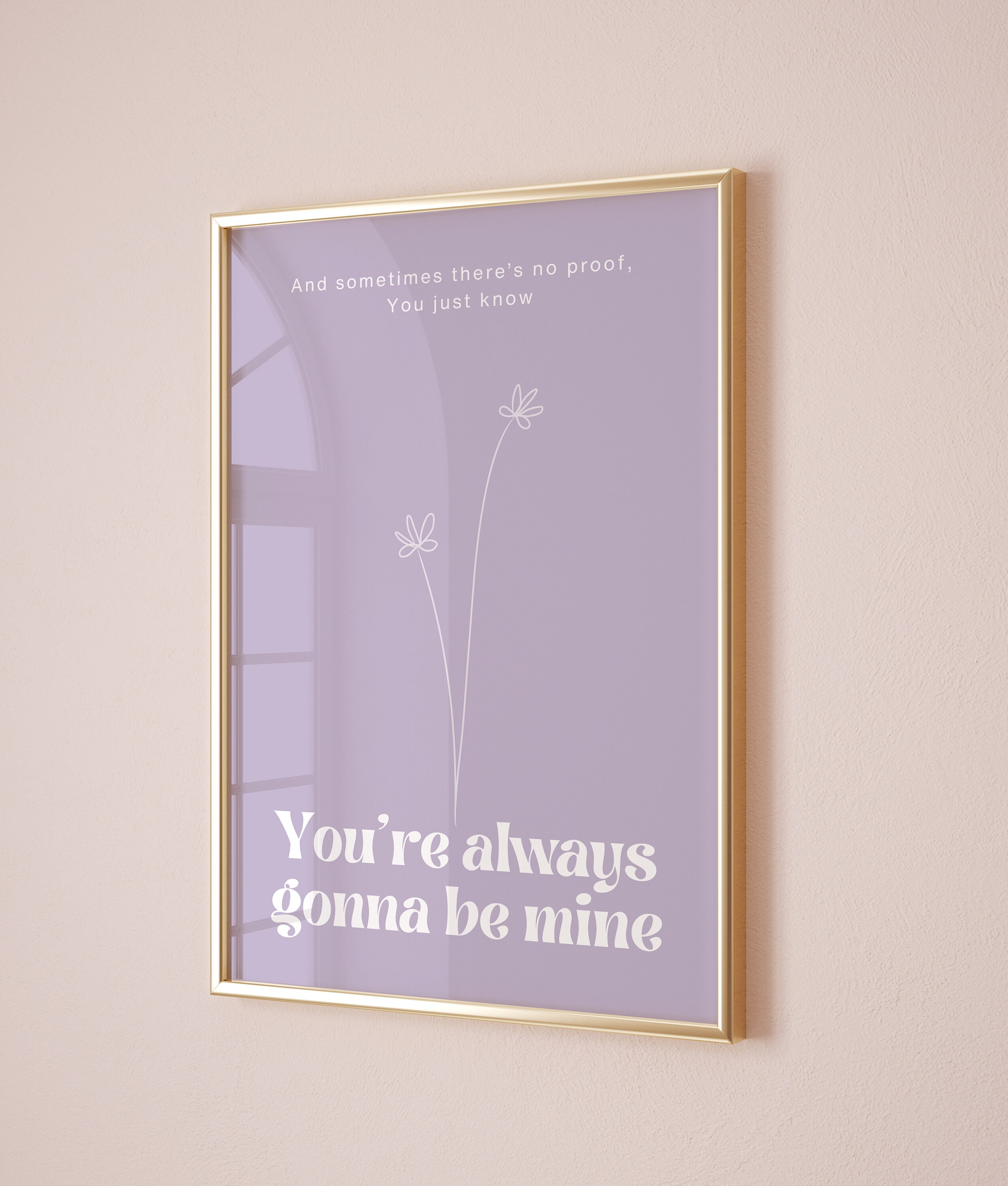 Printable Taylor Poster: Taylor's Version Quote From the Vault Song ...