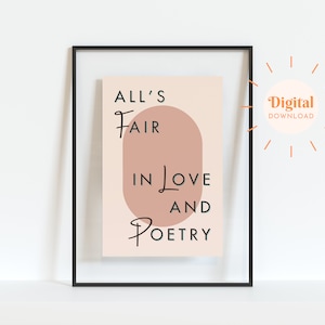 Printable Taylor Poster: Song Lyrics Prints, TTPD Merch, the Tortured ...