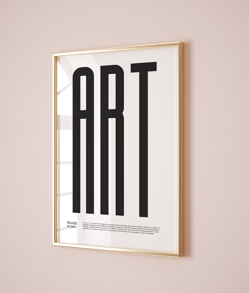 Printable Definition Print Minimalist Wall Art Motivational - Etsy