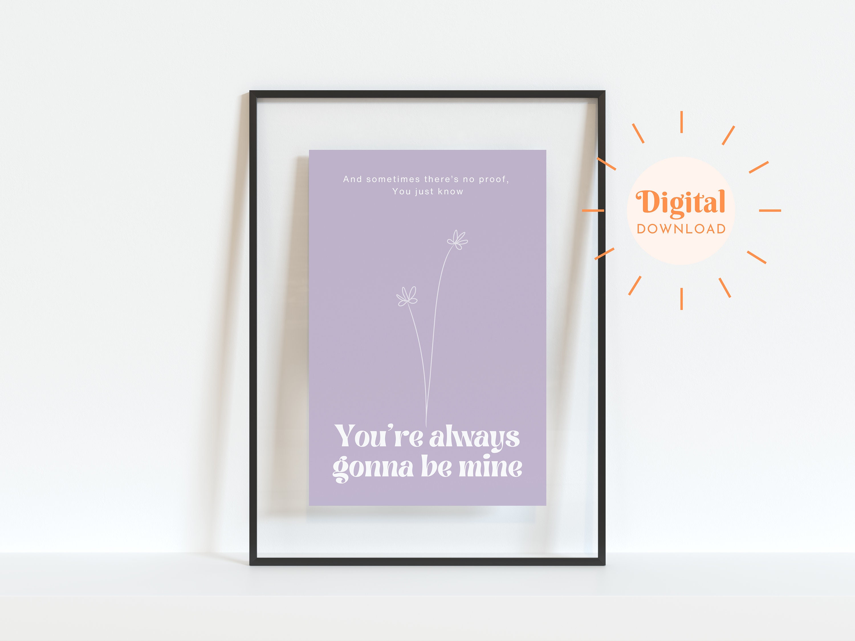 Printable Taylor Poster: Taylor's Version Quote From the Vault Song ...