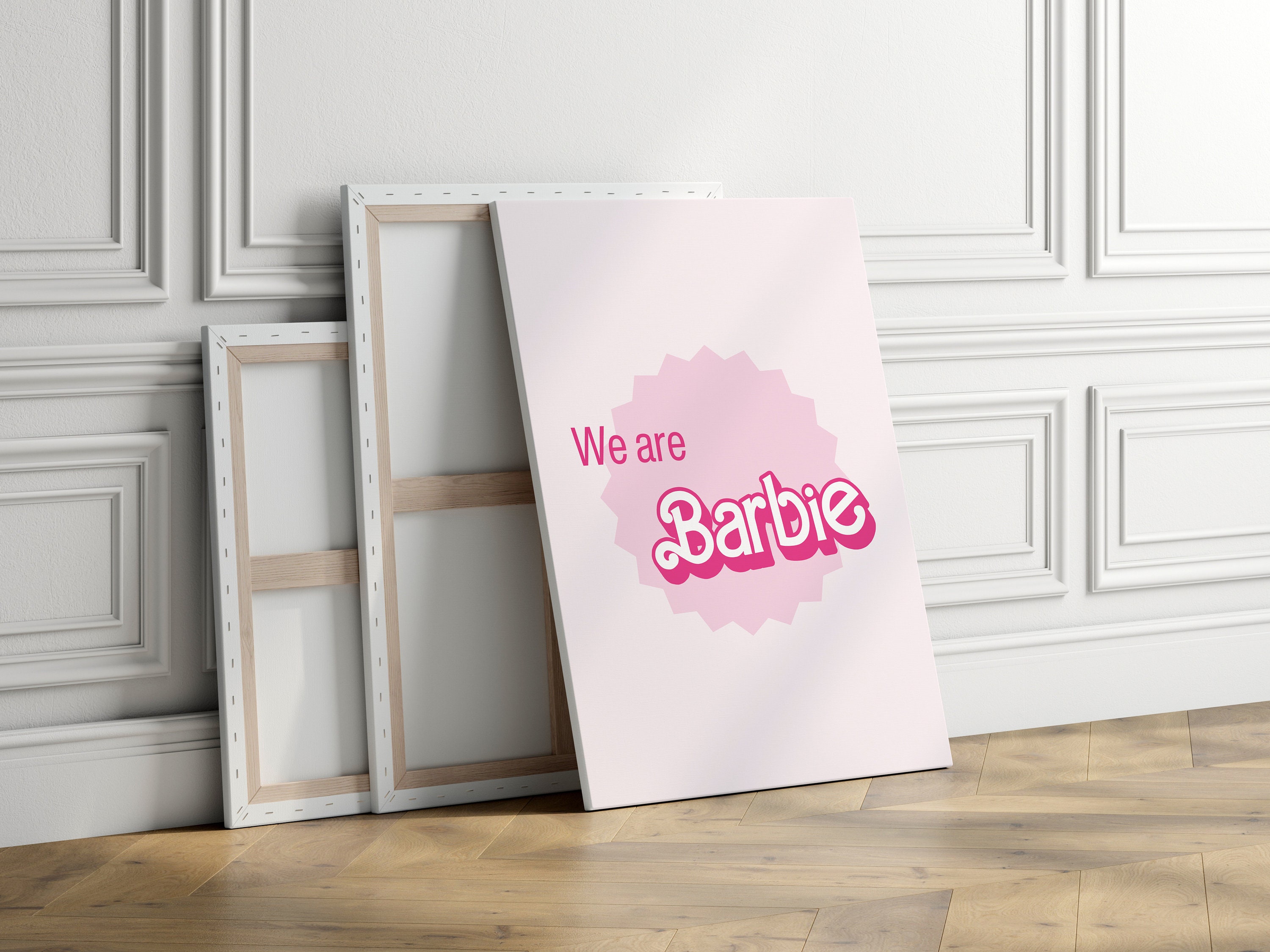 We Are Barbie: Movie Poster, Hot Pink Wall Art