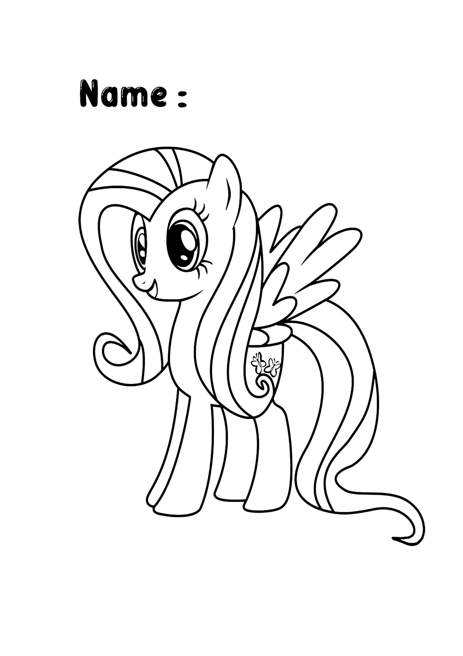 Printable Cute Little Pony Coloring Book 49 Pages of Coloring ...