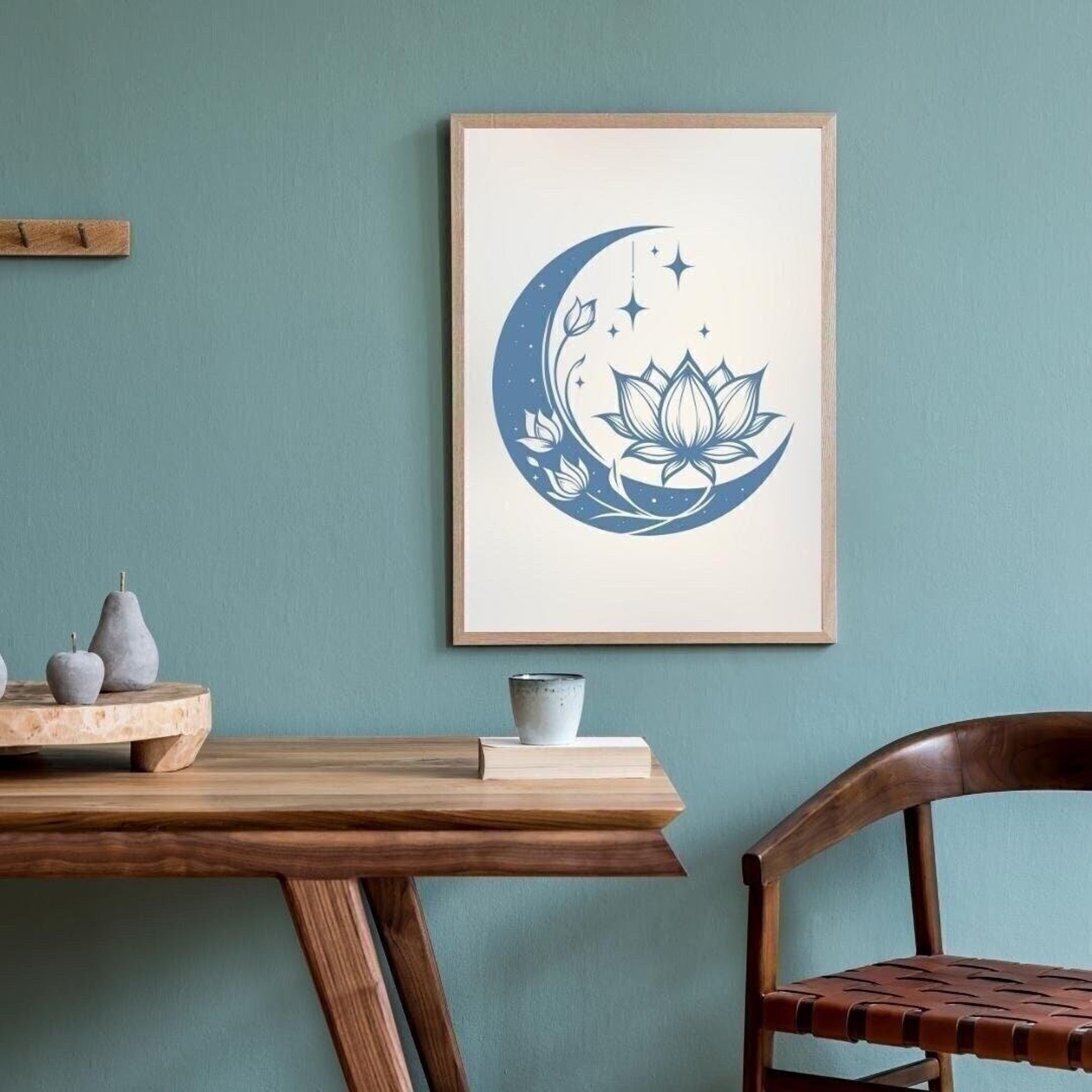 Blue Lotus | Lotus Flower Wall Art | Lotus Flower Print | Flower Art ...