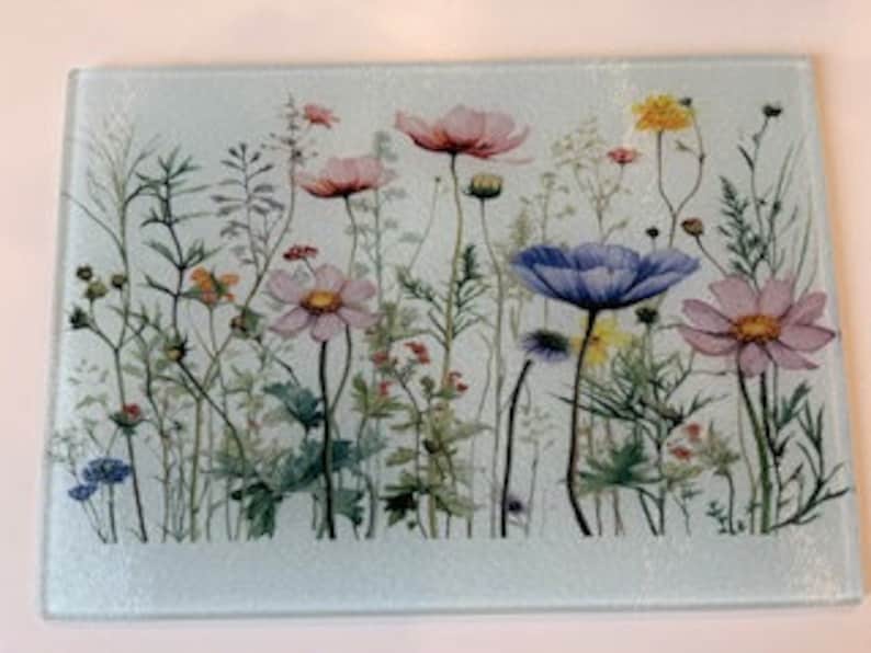 Decorative Glass Cutting Boards. - Etsy