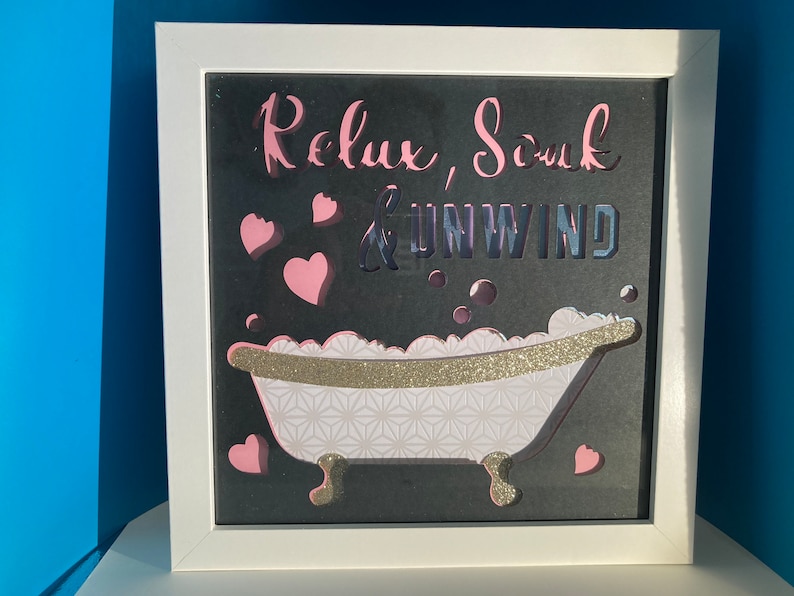 Fun Bathroom Decor. Bathtub Shadow Box, Wall and Table Art - Etsy