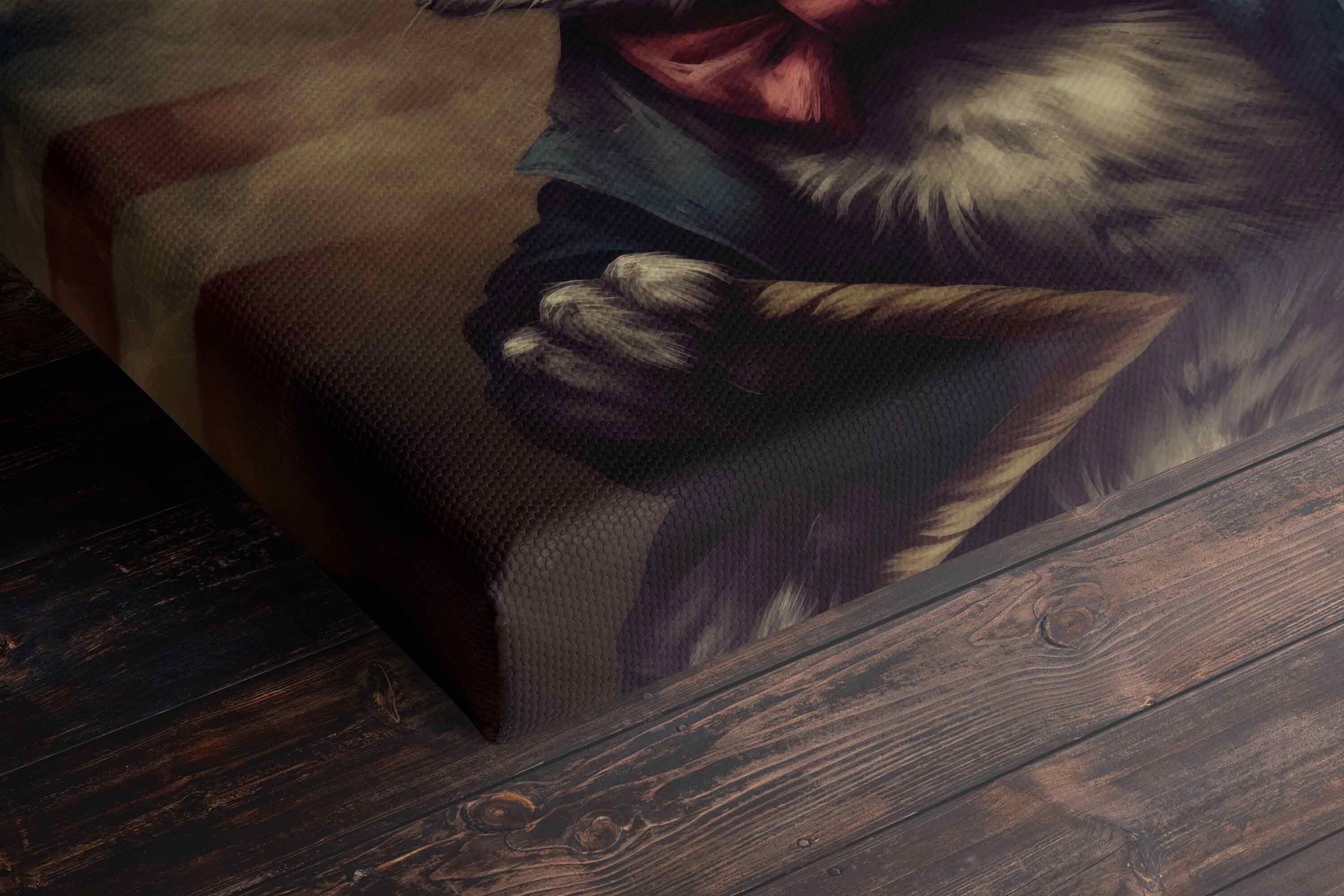 Vintage Uncle Sam Cat Wall Art, Patriotic Kitty Canvas, American Flag ...