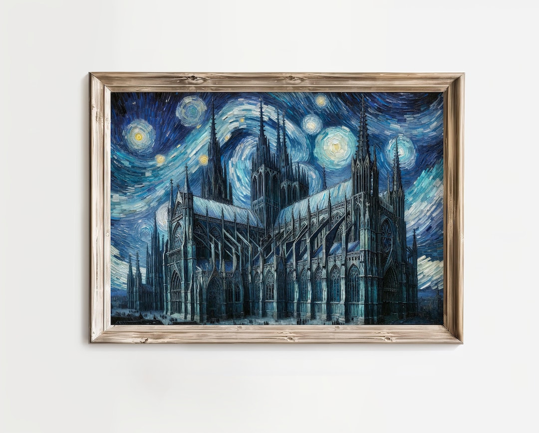 Astral Aegis: the Gothic Bastion of Arcana, Starry Night Fantasy Wizard ...