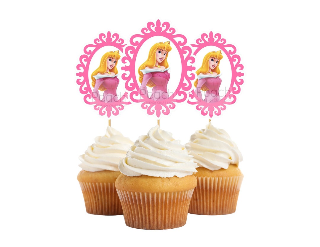 Snow White Cupcake Toppers, Snow White Toppers, Snow White Birthday ...