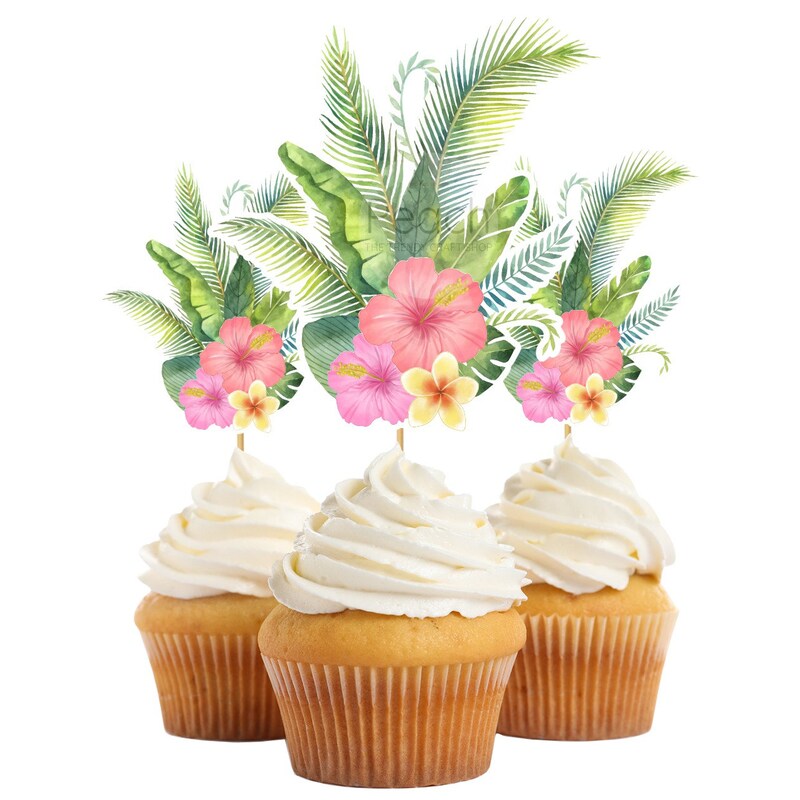 Flower Cupcake Toppers - Etsy