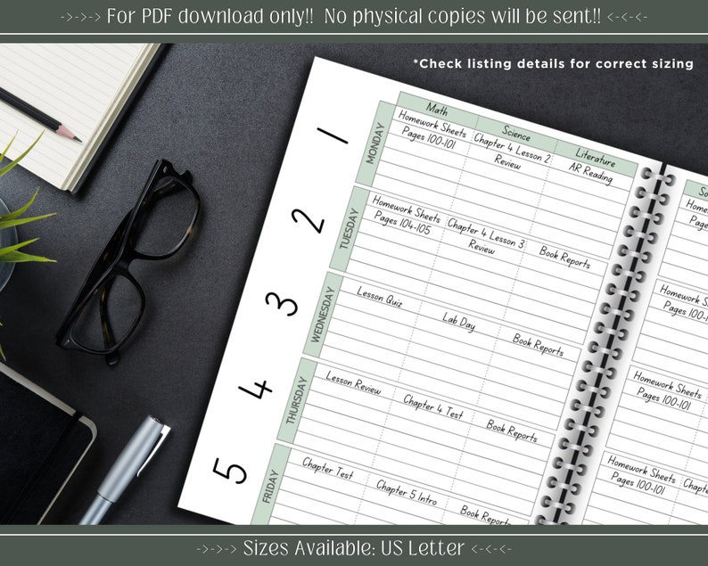 Farmhouse Printable Undated Planner PDF Download 21 Pages Total Bible ...