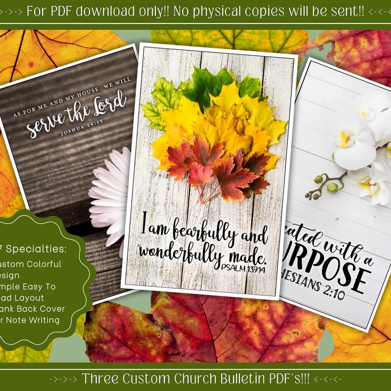 Winter Church Bulletin Covers - Etsy
