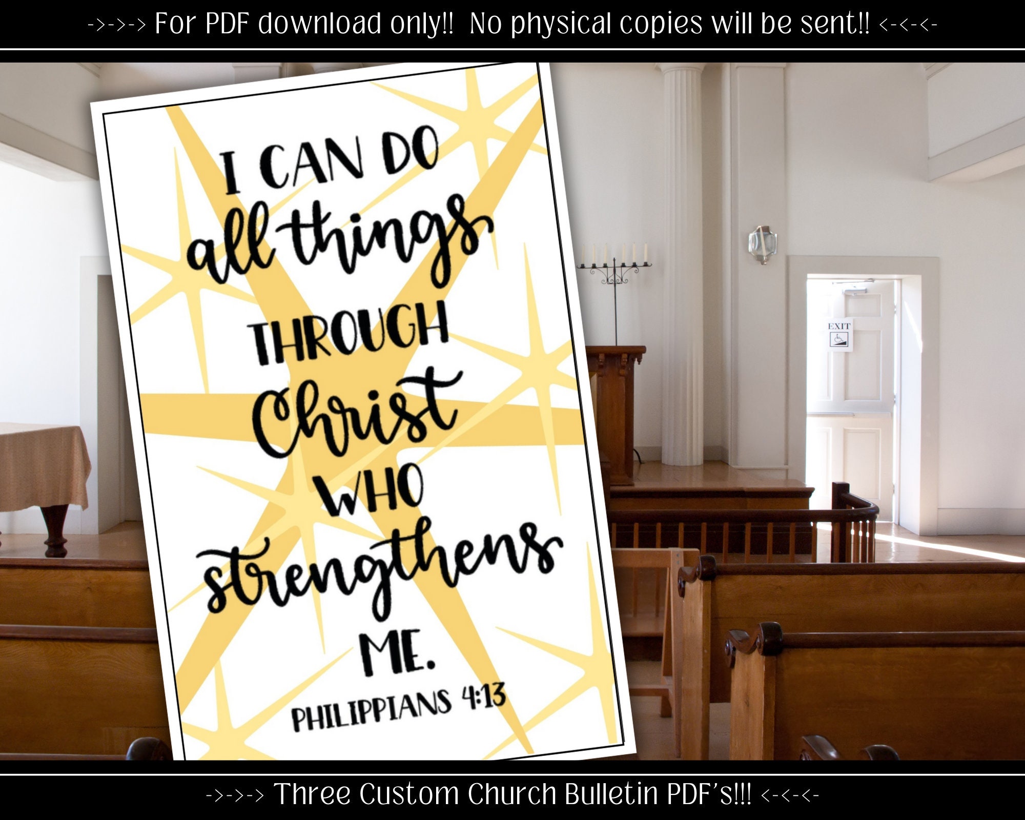 Printable Bulletin Cover Modern Light Shining Salvation Download Events ...