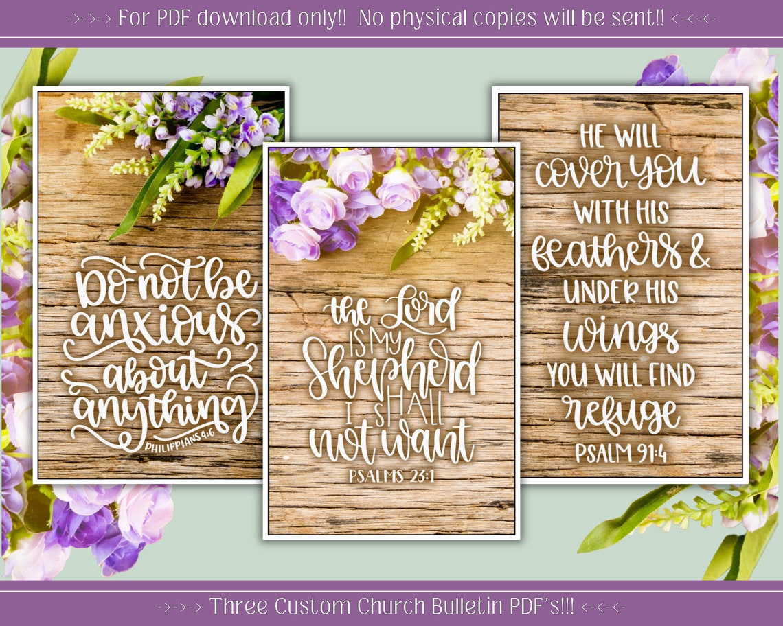 Printable Church Bulletin Cover Old Rustic Wood Download Events Bible ...