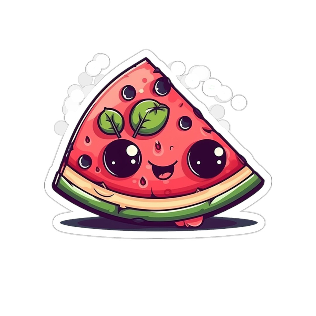 Slice of Summer: Joyful Watermelon Sticker Seedlessly Sweet & Ready to ...