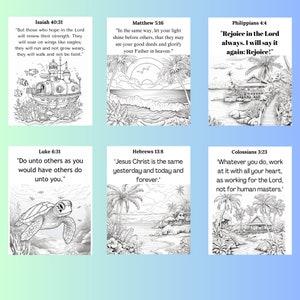 Bible Verse Coloring Pages - Christian Memory Verse - Scripture ...