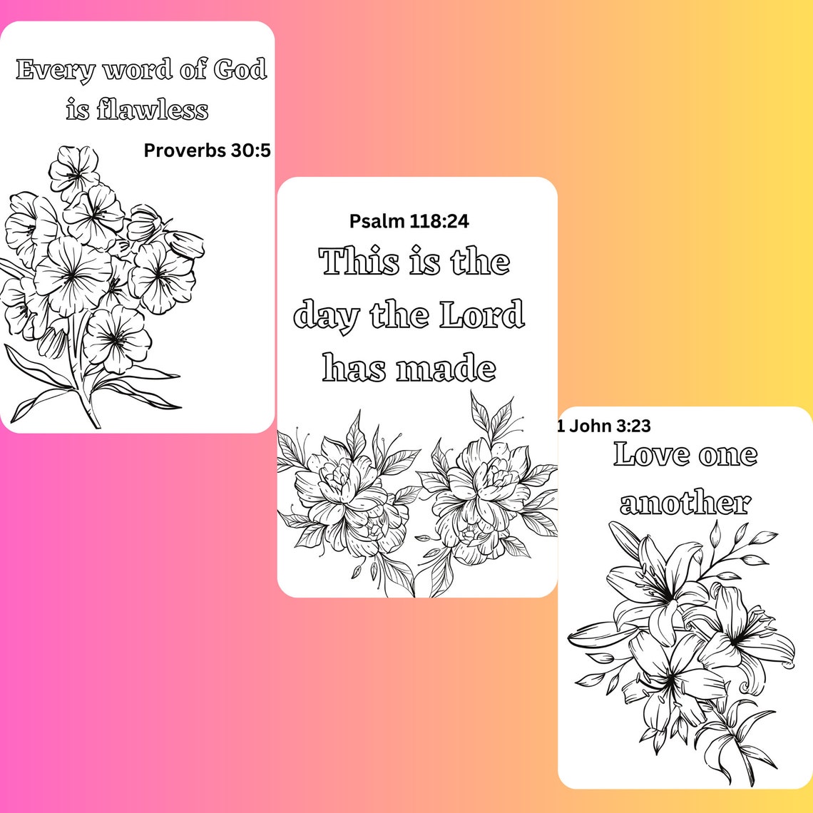 10 Memory Verse Coloring Pages - Bible Verse Colouring Sheets for Kids ...
