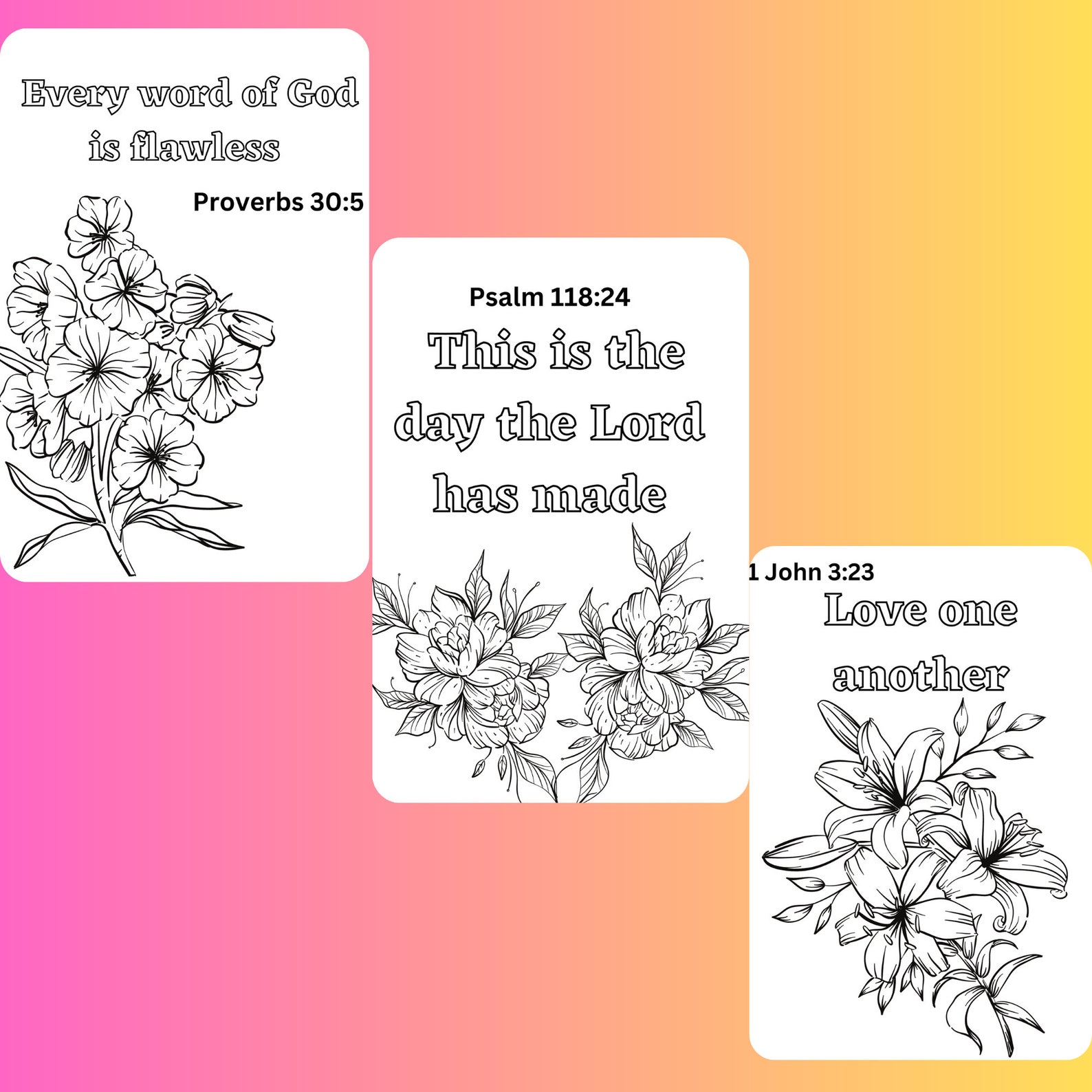 10 Memory Verse Coloring Pages - Bible Verse Colouring Sheets for Kids ...