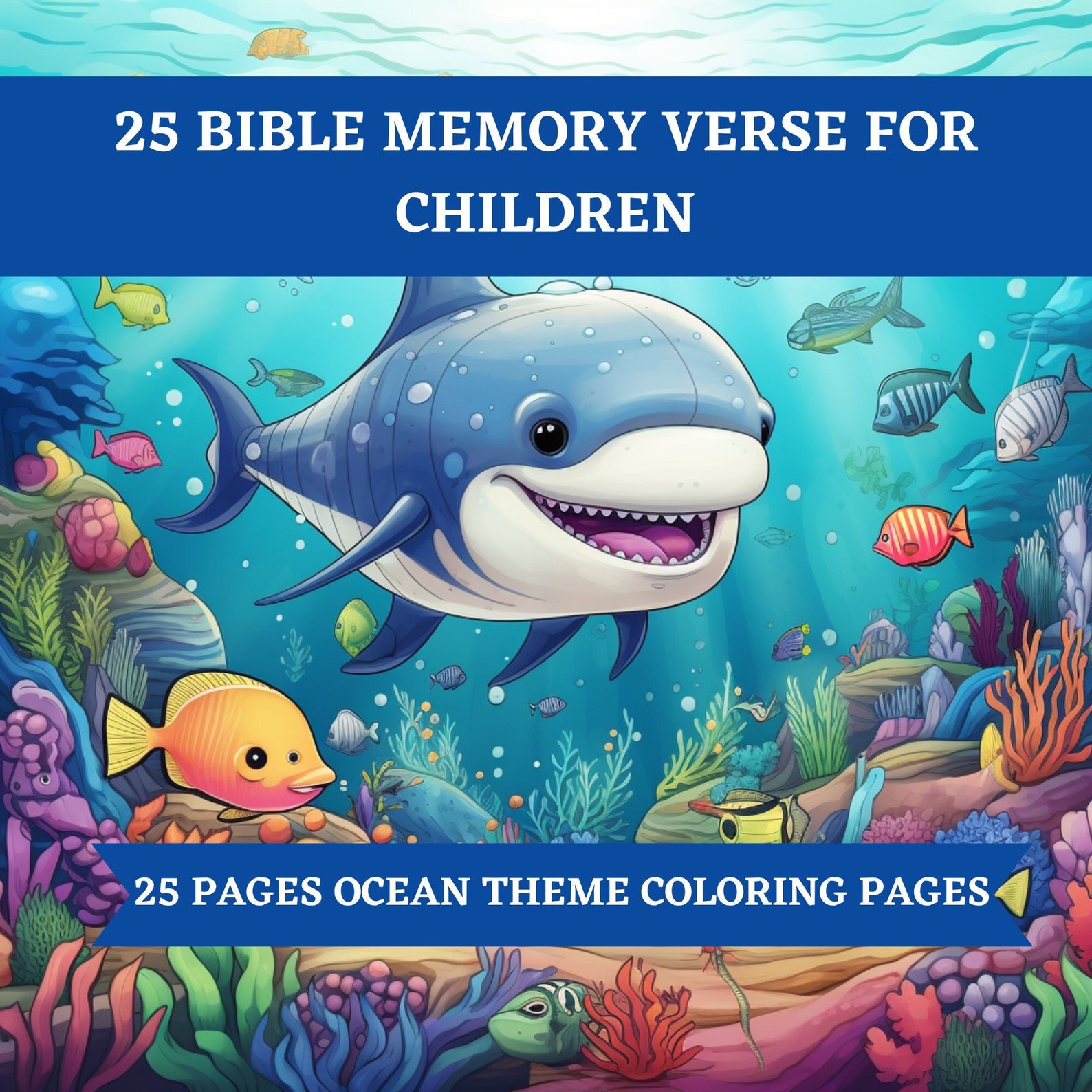 Bible Verse Coloring Pages - Christian Memory Verse - Scripture ...