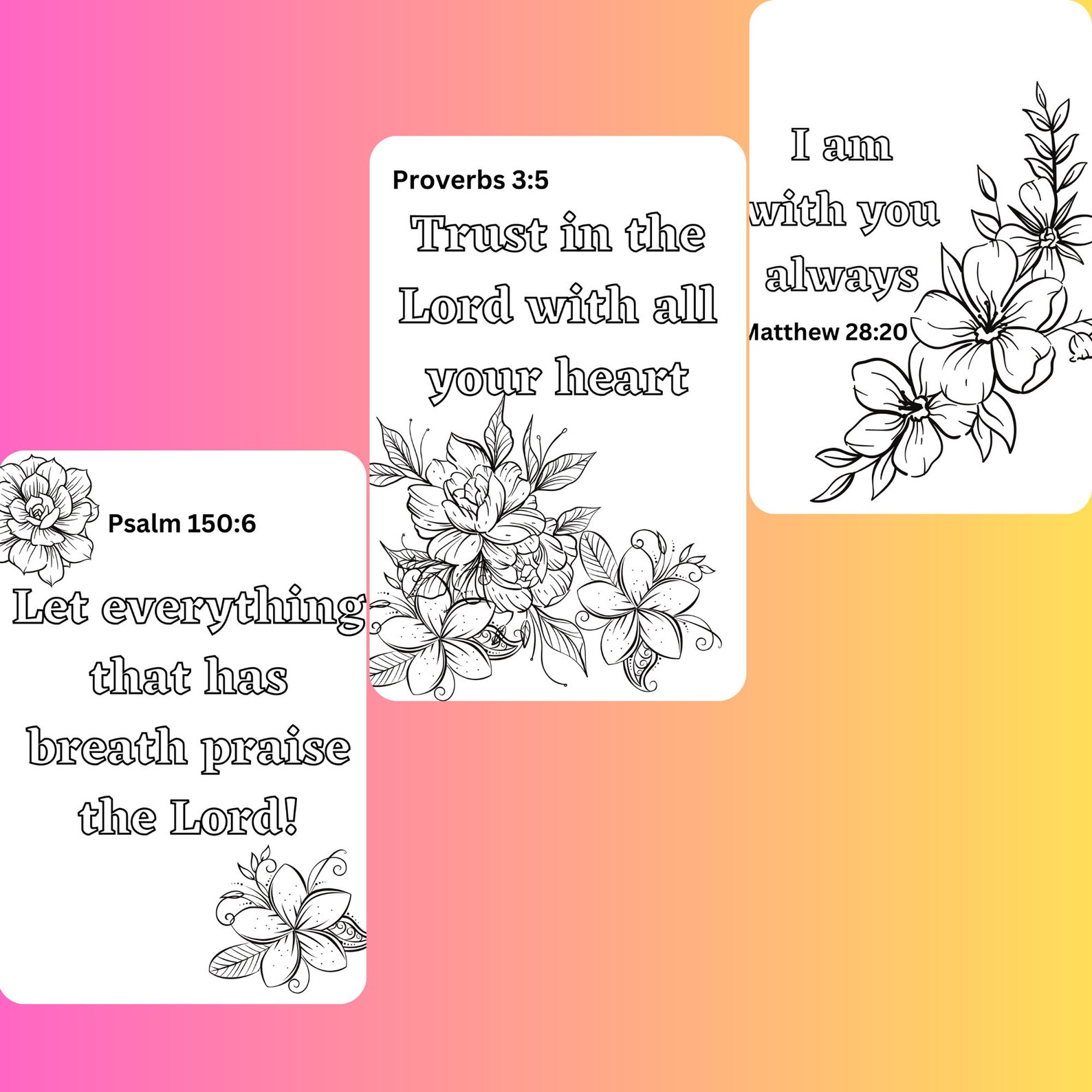 10 Memory Verse Coloring Pages - Bible Verse Colouring Sheets for Kids ...