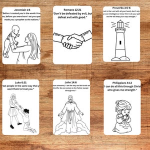 Bible Coloring Pages Christian Memory Verse Scripture Colouring Sheets ...